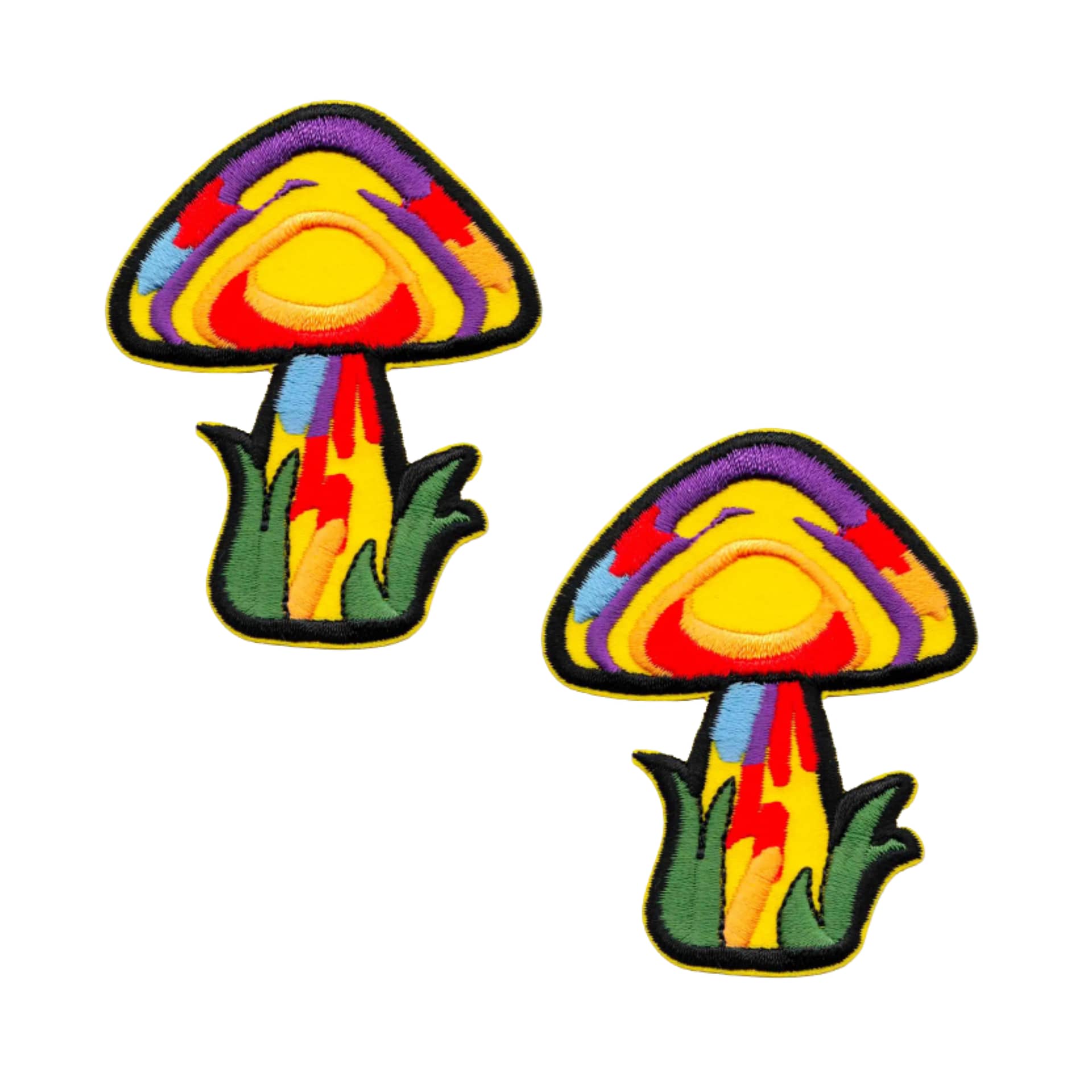 Mushroom Patches Embroidered Iron On Mushrooms Mushroom Iron On
